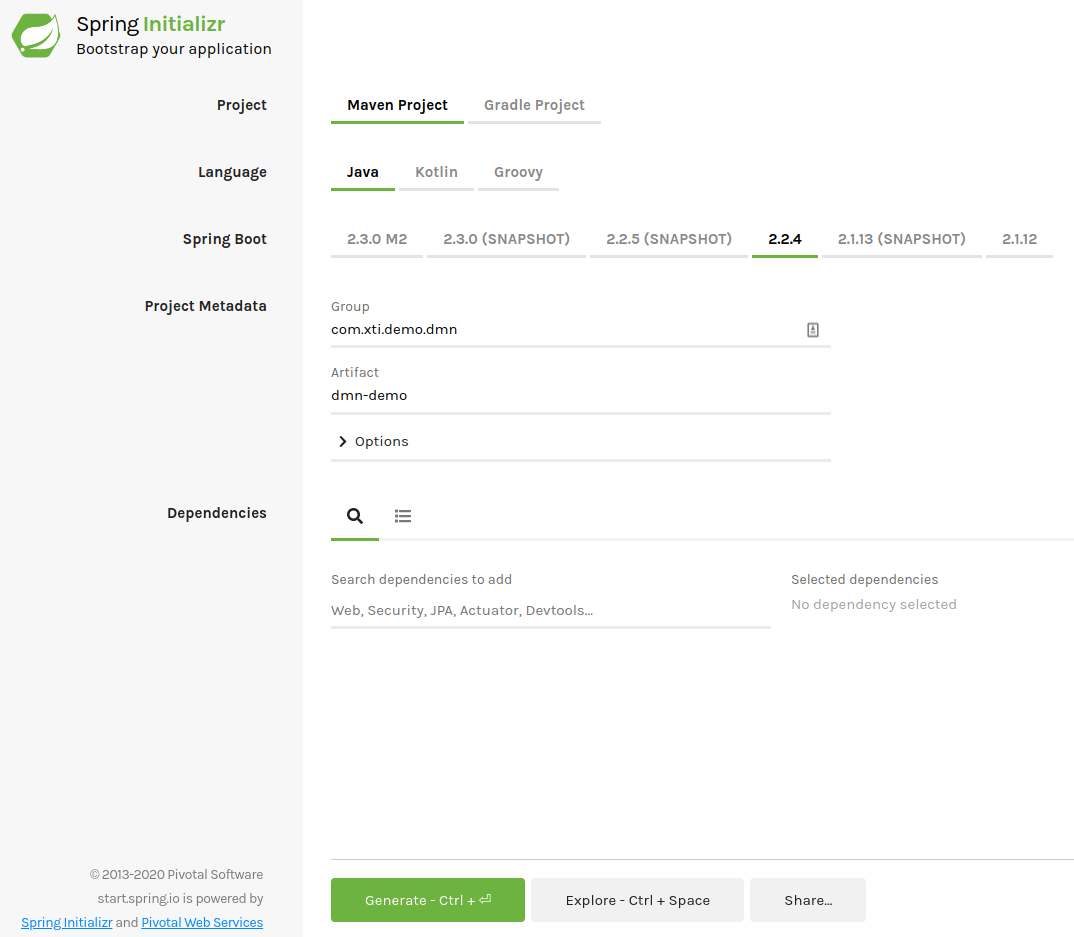 Business Rules in Java met DMN en Flowable