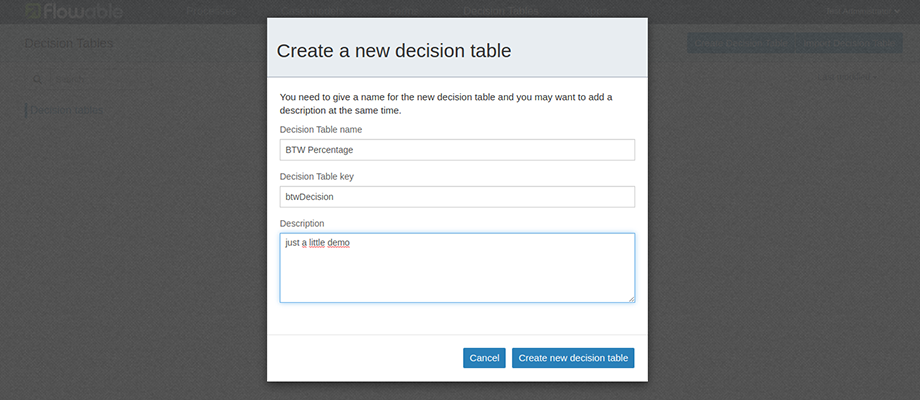 Business Rules in Java met DMN en Flowable